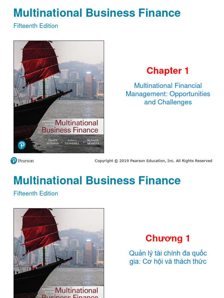 Chapter 1 Multinational Financial Management - Opportunities and ...