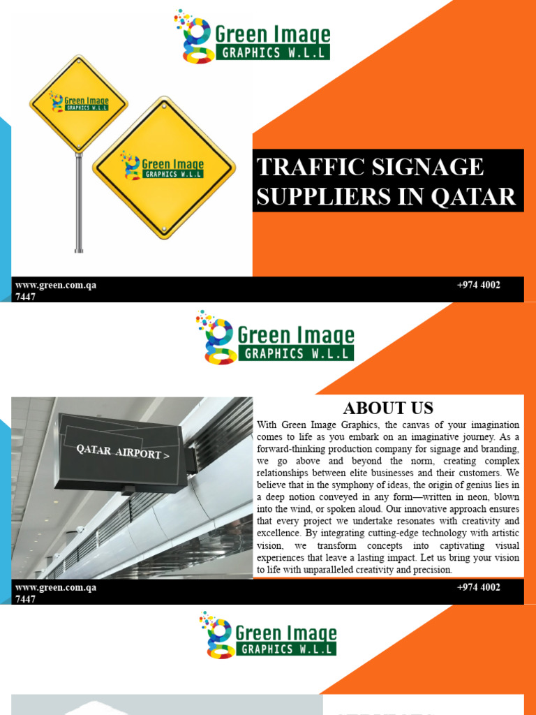 Traffic Signage Solutions in Qatar | PDF | Supply Chain