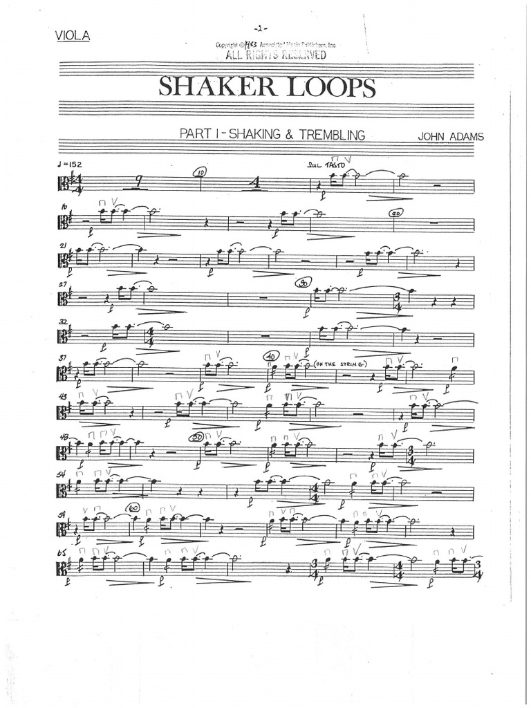 Altviool _ Shaker Loops | PDF