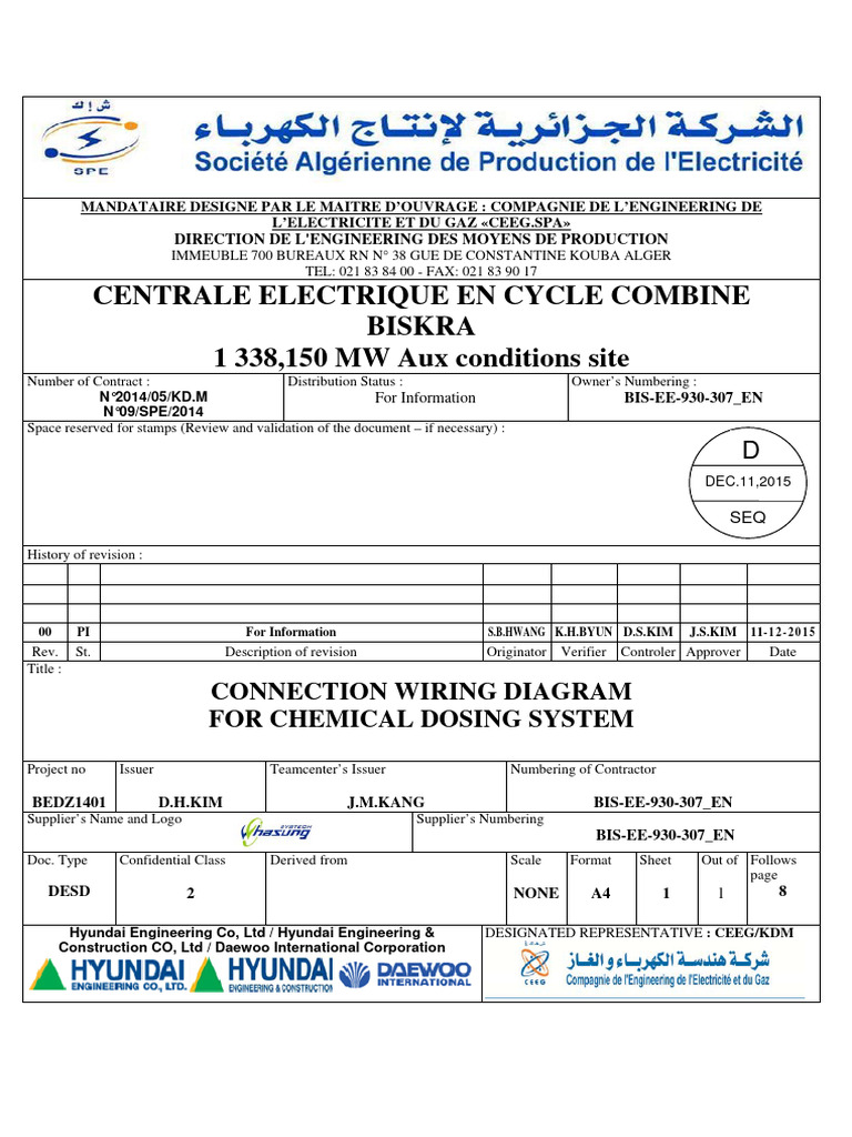 Bis-Ee-930-307 - en - D - Connection Wiring Diagram For Chemical Dosing ...
