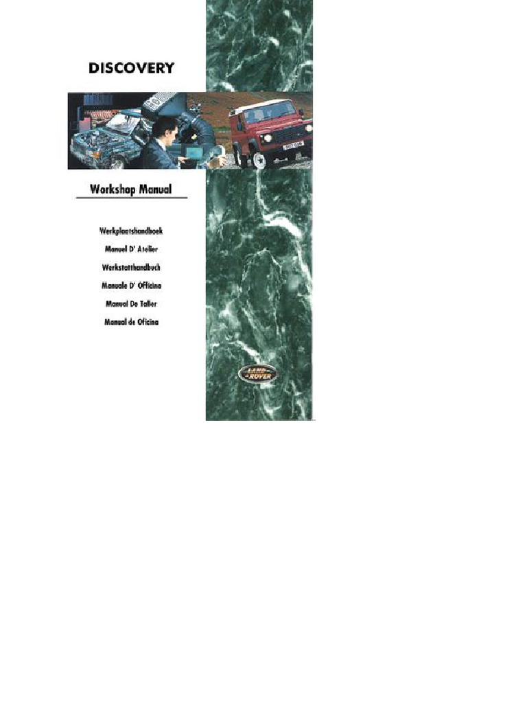 Discovery Manual de Taller - 2a Edición - Spa | PDF