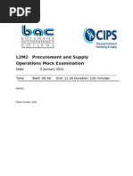 CIPS 2024 Exam Schedule | PDF