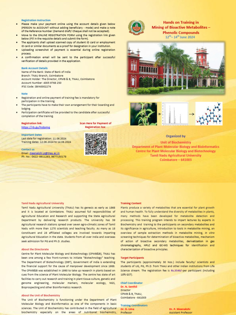 Brochure 2024 PDF - 240607 - 170451 | PDF | Metabolomics | Bioinformatics