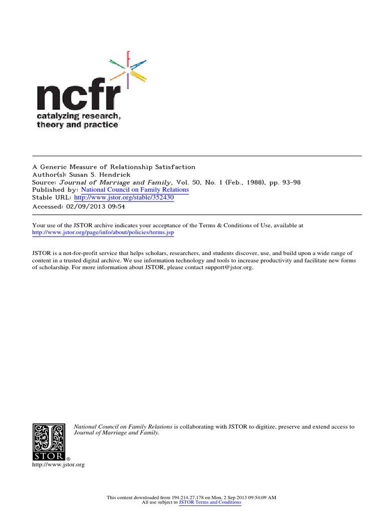 RAS Hendrick1988 (ALAT UKUR) | PDF | Psychological Concepts | Social ...