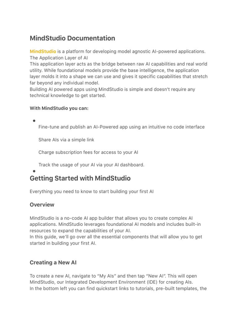 MindStudio Documentation | PDF | Command Line Interface | Artificial Intelligence