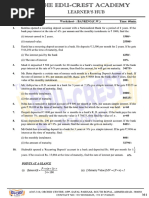 Icse Class X Maths Practise Sheet 1 GST PDF | PDF | Financial Services ...