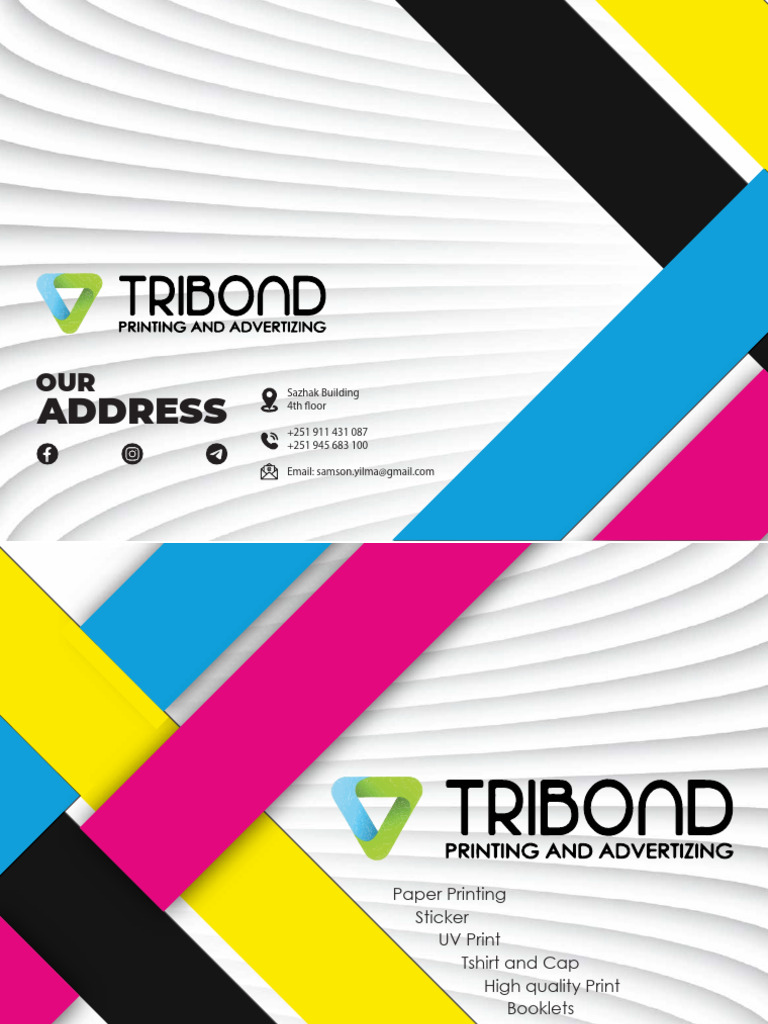 Tribond Printing Services Overview | PDF | Brand | Textiles