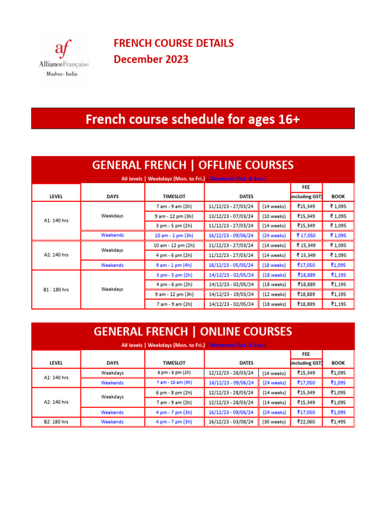V2 December Course Details | PDF