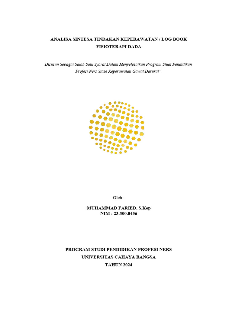 Log Book Fisioterapi Dada | PDF | Pengembangan Diri | Kesehatan Holistik