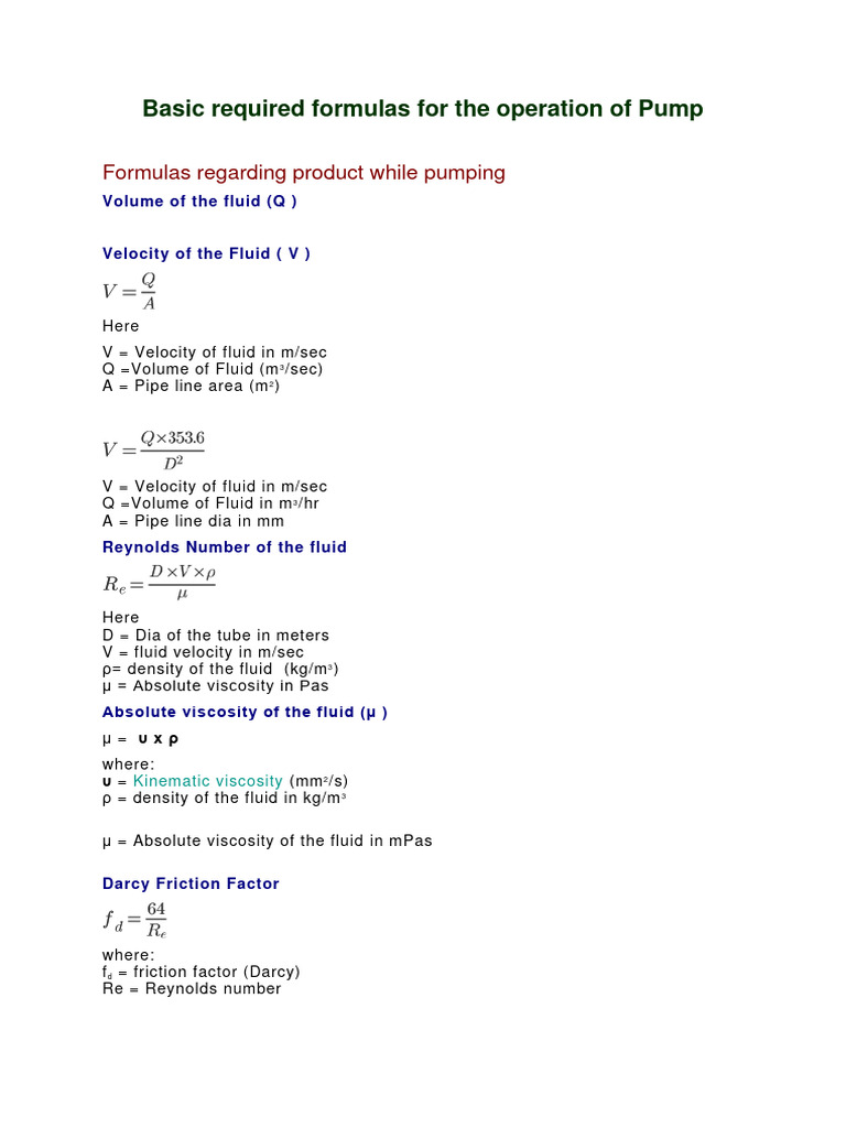 Pump Design | PDF | Pump | Flow Measurement
