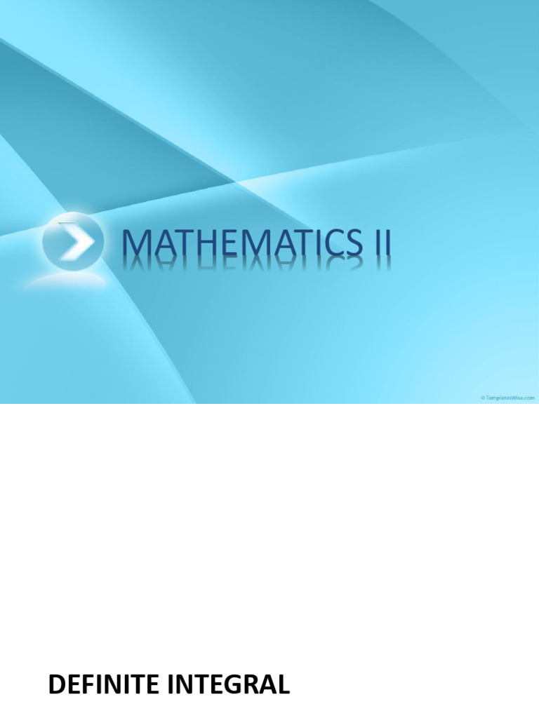 4 Math-2 2024 | PDF | Integral | Function (Mathematics)