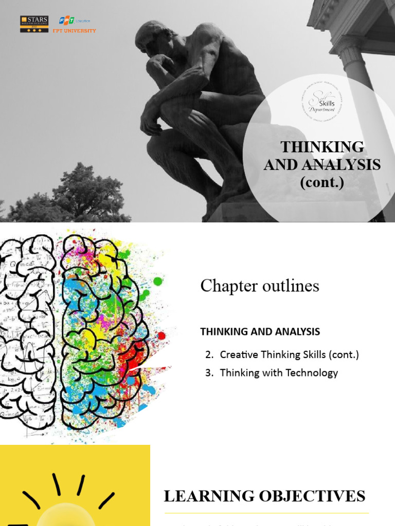 Session 2 - Thinking Analysis - Lesson 8 - 9 - Creative Thinking Skills ...