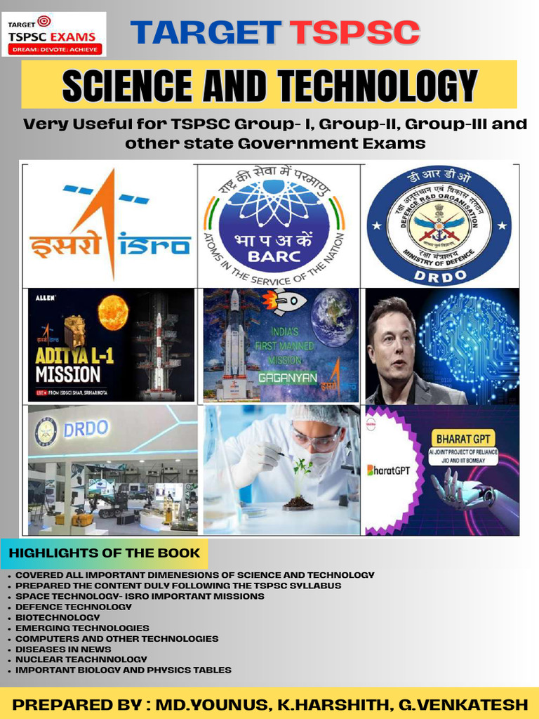 Updated Science and Technology e - Book by Target TSPSC - 35801470 ...