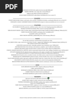 PGL UK Menu English | PDF | Pasta | Curry