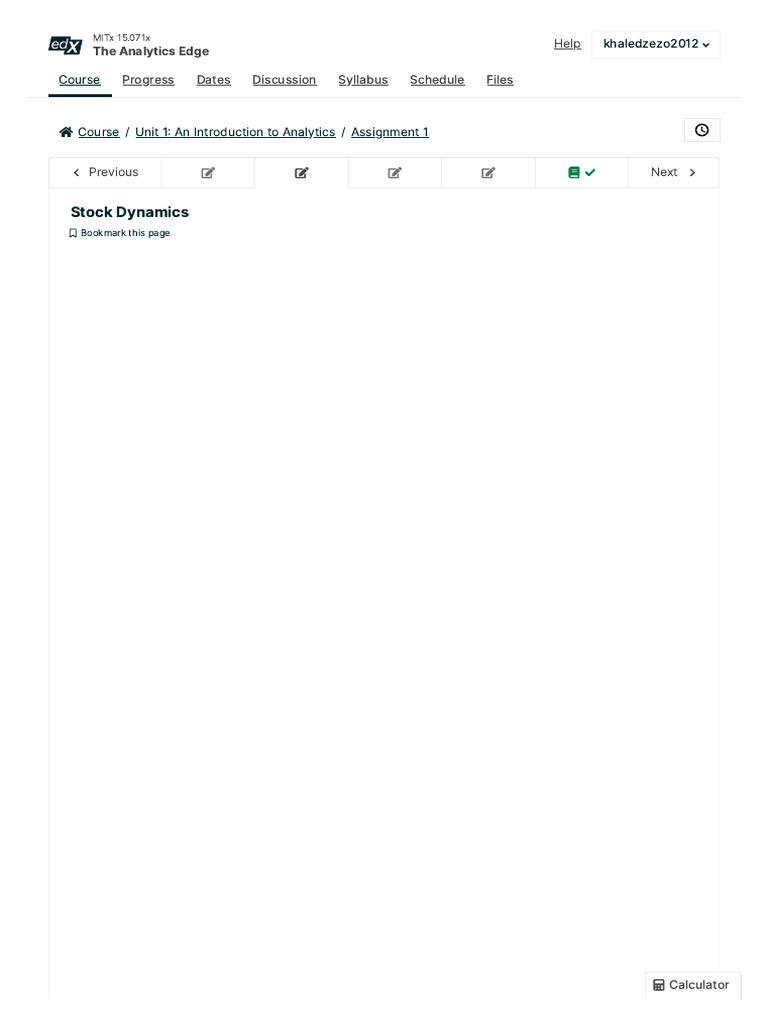 4 Assignment 2 Unit 1 Stock Dynamics Pdf Comma Separated Values Stocks