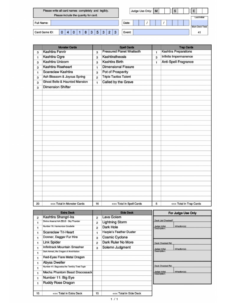 Lista Kash NACIO 2024 | PDF