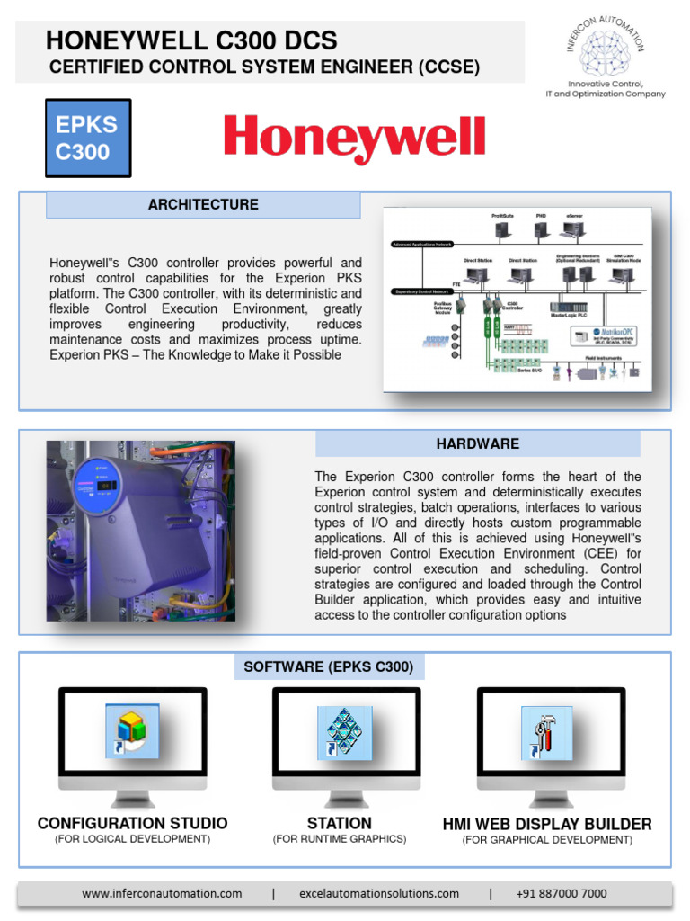 Honeywell C300 DCS Brochure | Download Free PDF | User Interface | Computing