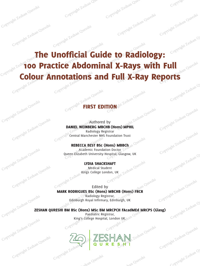 Radiology 100 Practice Abdominal X Rays Marketing Sample | PDF ...
