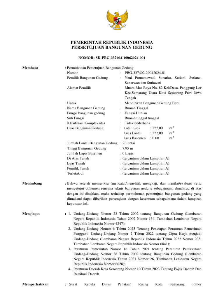 SK PBG Yani Purnamawati, Sunarko, Sutiani, Sutiana, Sunarwan Dan ...