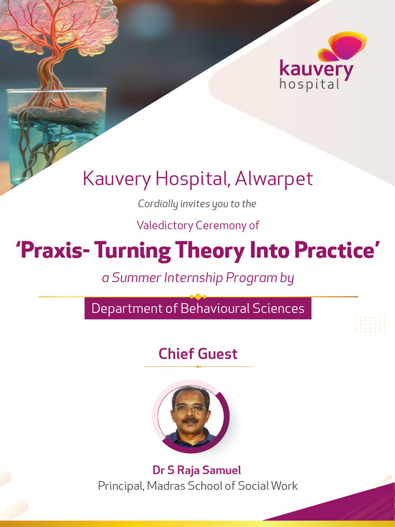 Praxis - Valedictory Ceremony Invite | PDF | Wellness