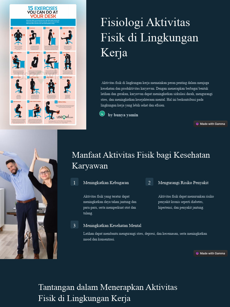 Fisiologi Aktivitas Fisik Di Lingkungan Kerja - 060324 | PDF