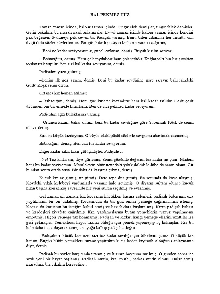 BAL PEKMEZ TUZ | PDF