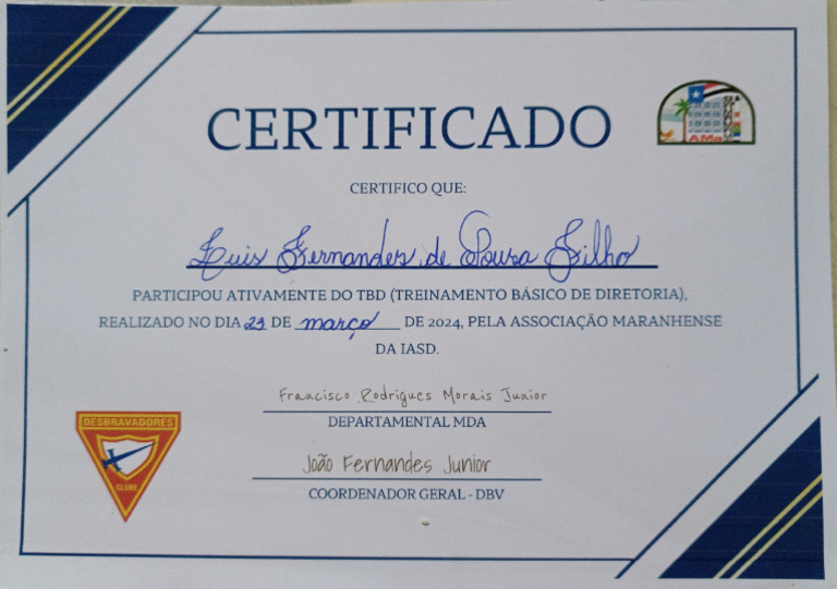 Certificado DBV | PDF