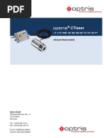 Optris CT Manual | PDF