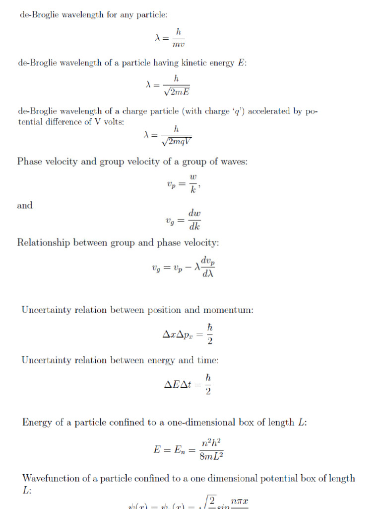 CAT 2 - Formulas | PDF