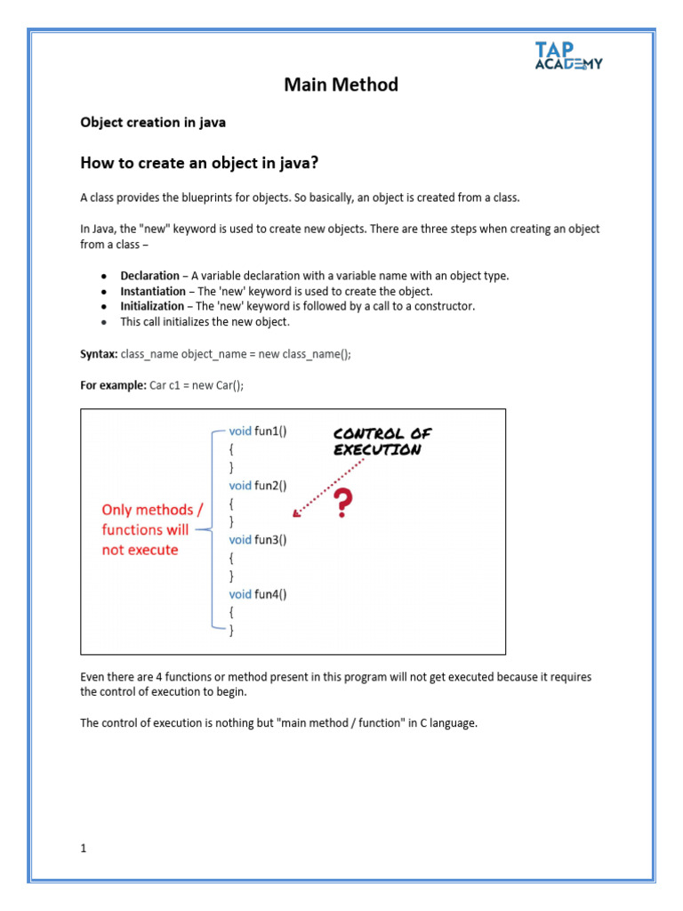 Main Method Lyst3867 Pdf Class Computer Programming Method Computer Programming