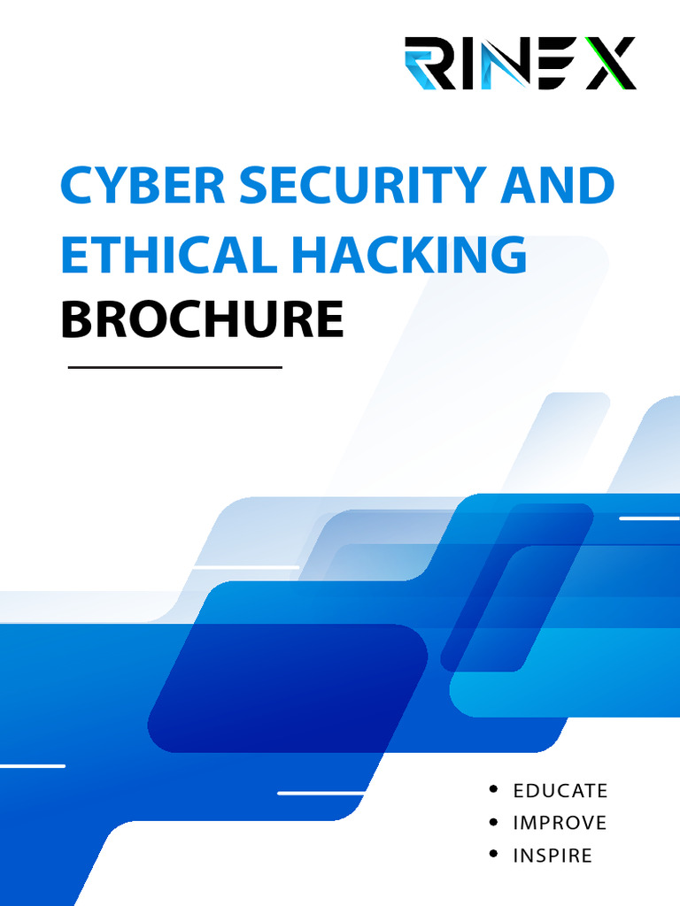 Cyber Security & Ethical Brochure | PDF | Security | Computer Security