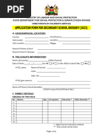 Kenya Police Abstract Form | PDF