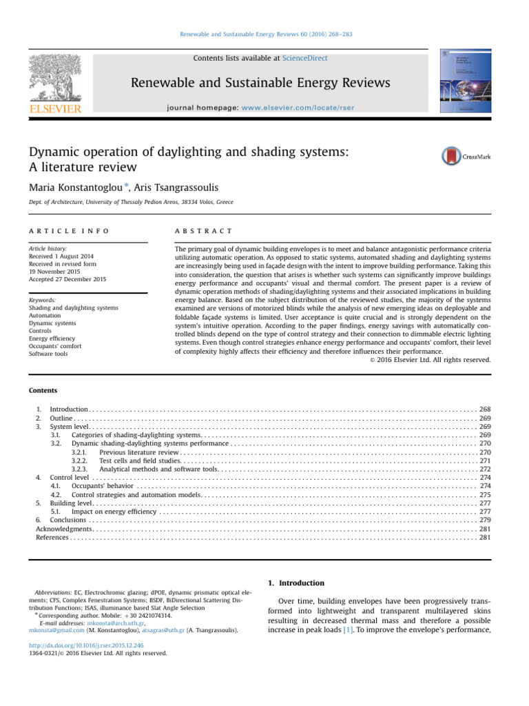 Dynamic Shading & Daylighting Review | PDF | Lighting | Window