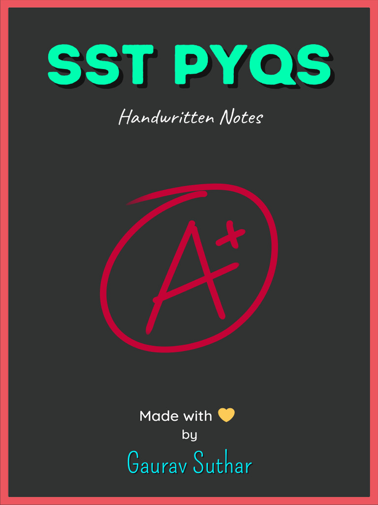 SSt PYQs | PDF