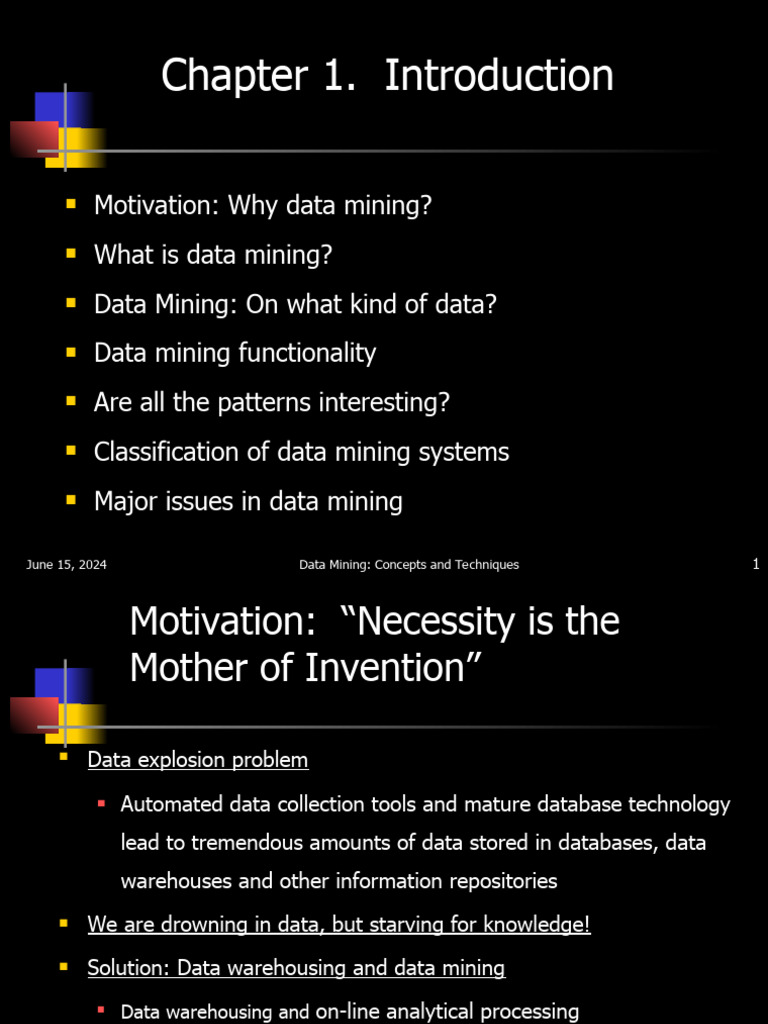 1intro | Download Free PDF | Data Mining | Databases