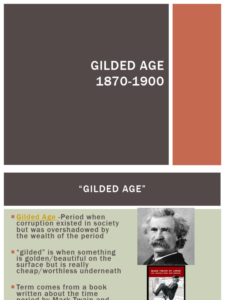 The Gilded Age | PDF | American Federation Of Labor | Labour Economics