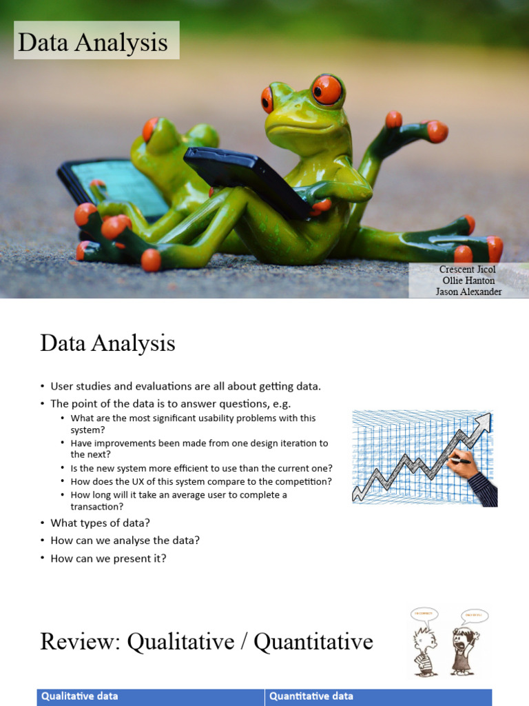 Data Analysis and Presentation | PDF | Level Of Measurement | Mean