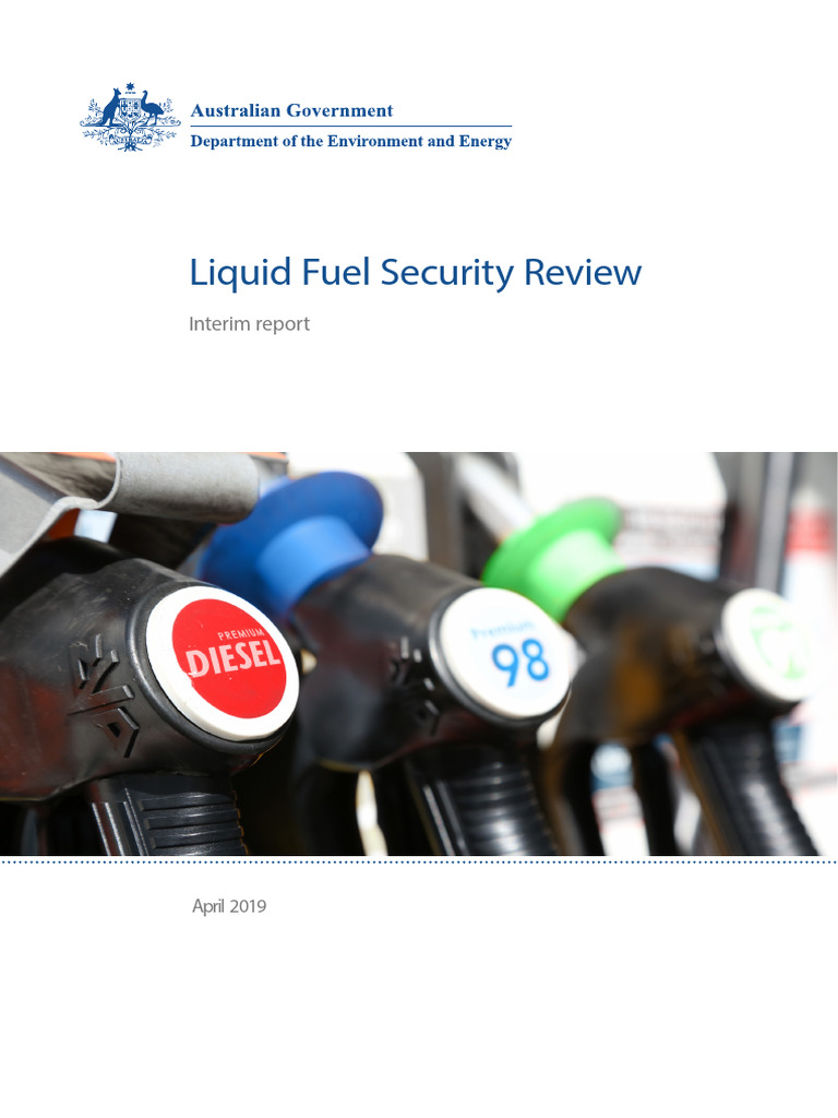 Liquid Fuel Security Review Interim Report | PDF | Petroleum | Diesel Fuel