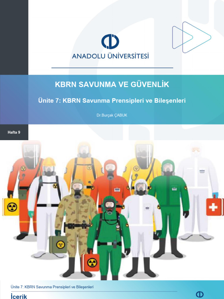 KBRN Savunma Ve Güvenli̇k Dersi̇ | PDF