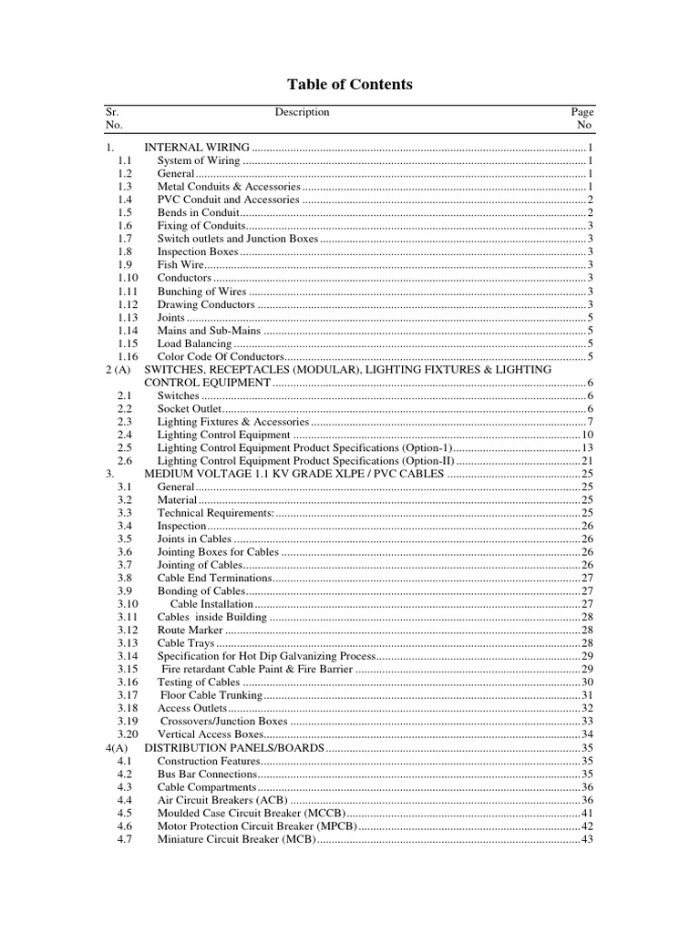 Aecom Specs | Download Free PDF | Electrical Wiring | Ac Power Plugs ...