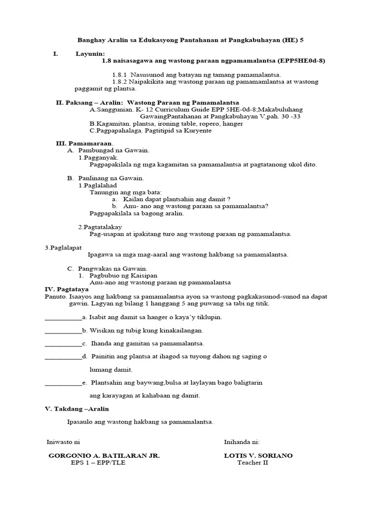 2 Lesson Plan Writeshop | PDF