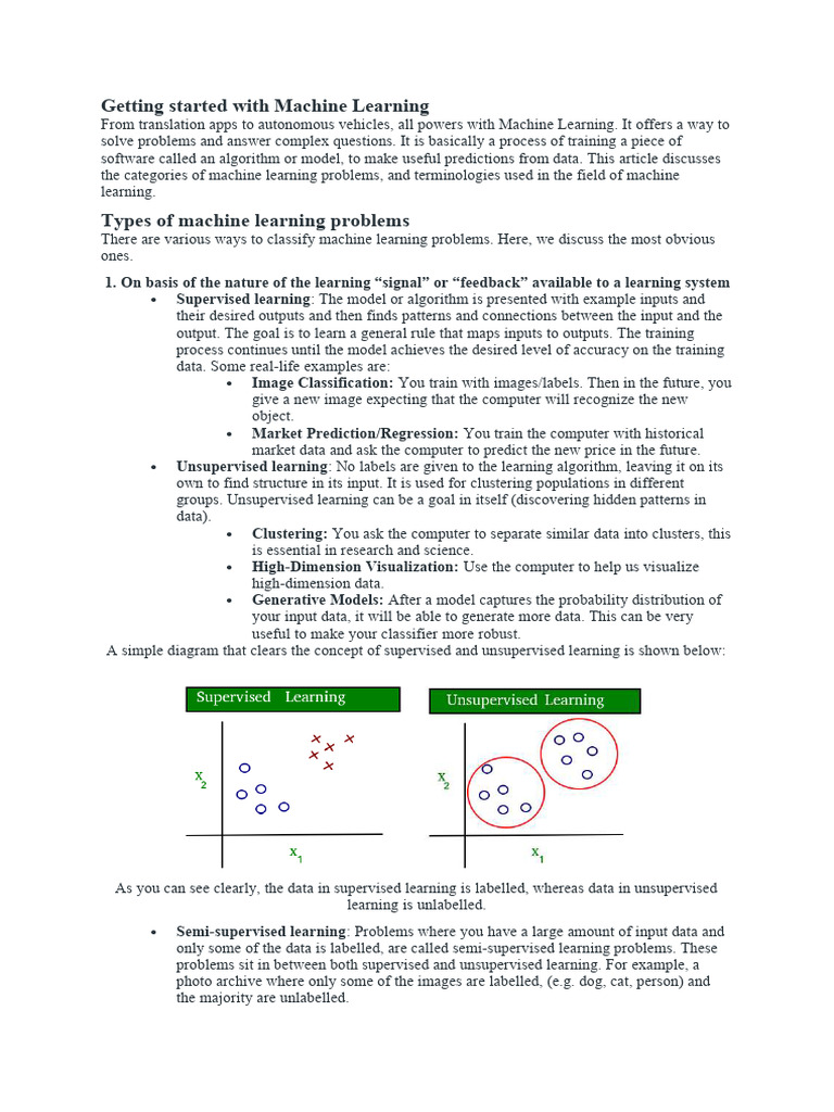 what-is-machine-learning | PDF | Machine Learning | Statistical Classification