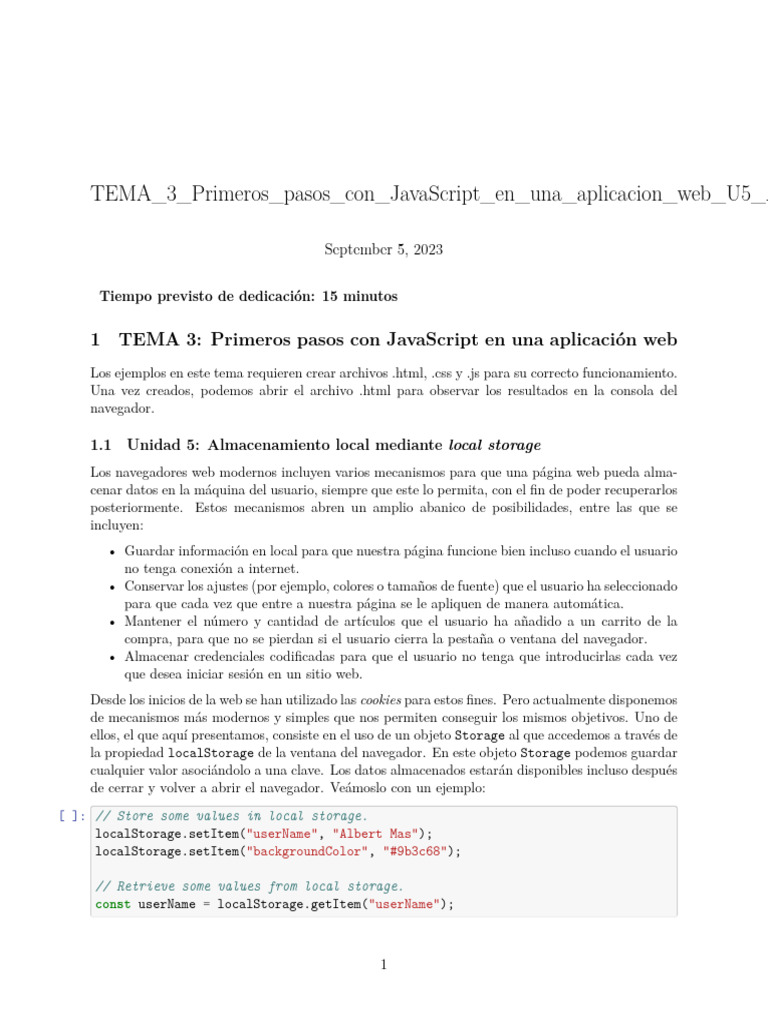 TEMA 3 Primeros Pasos Con JavaScript en Una Aplicacion Web U5 ...