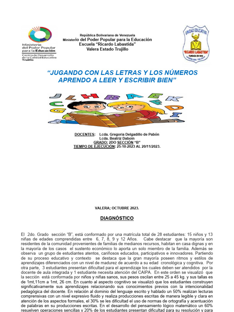 Jugando Con Las Letras y Los Números Aprendo A Leer y Escribir Bien ...