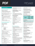 CFA Level 1 Formula Sheet-2 | PDF