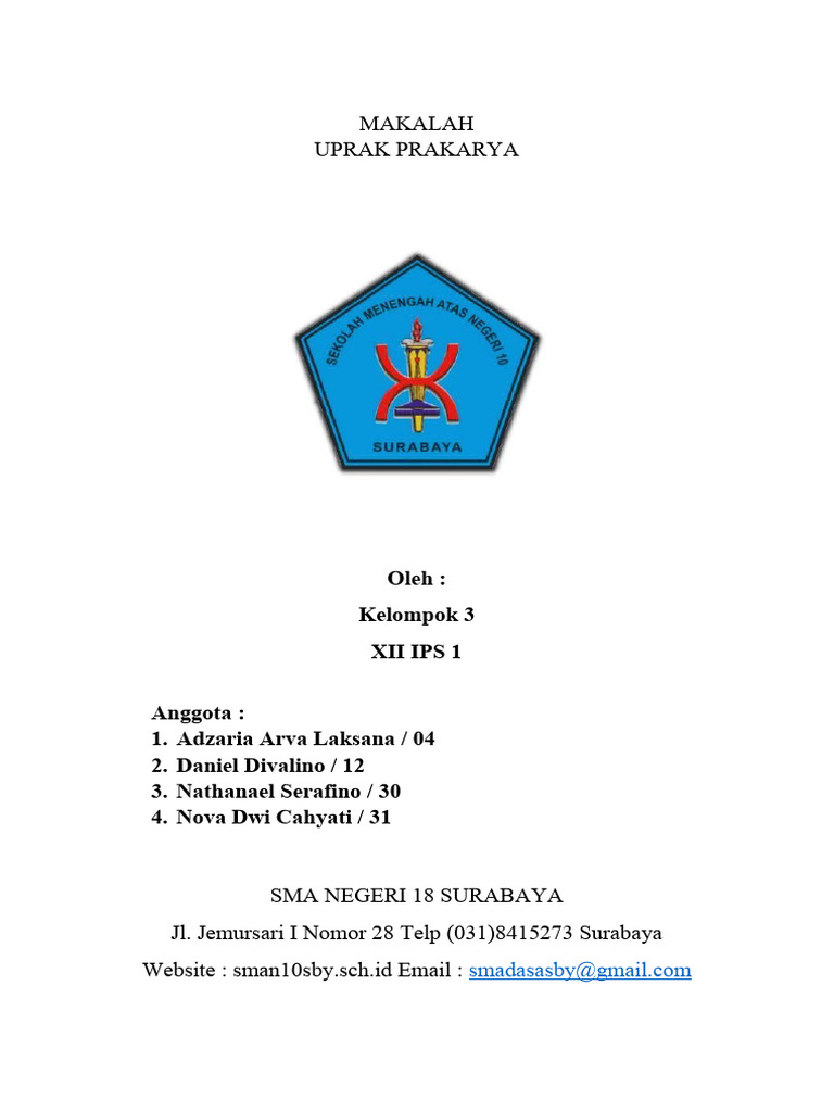 Uprak Prakarya | PDF