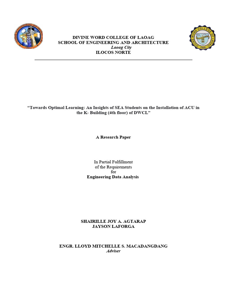 ACU Installation Impact on DWCL Students | PDF | Learning | Hypothesis