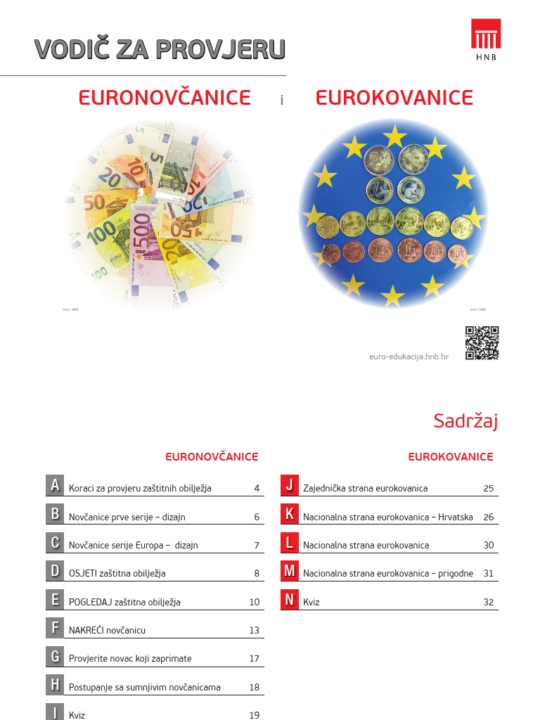 Maloprodaja Vodic Za Provjeru Euronovcanica I Eurokovanica | PDF
