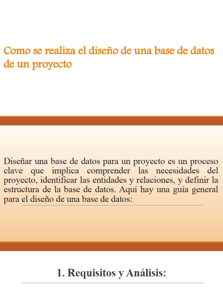 Guía de Diseño de Bases de Datos | PDF | Bases de datos | Modelo conceptual