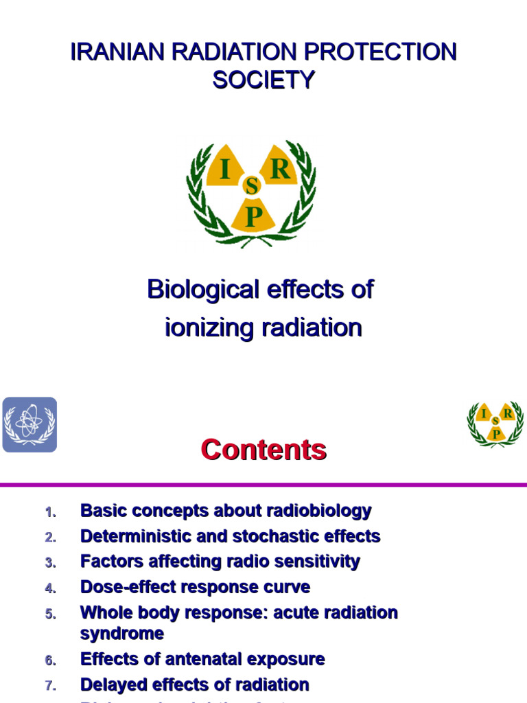 Biological Effects of Ionizing Radiation | PDF | Absorbed Dose ...